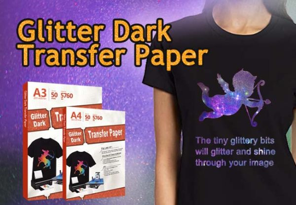 How to use glitter inkjet transfer paper ? |heat transfer paper