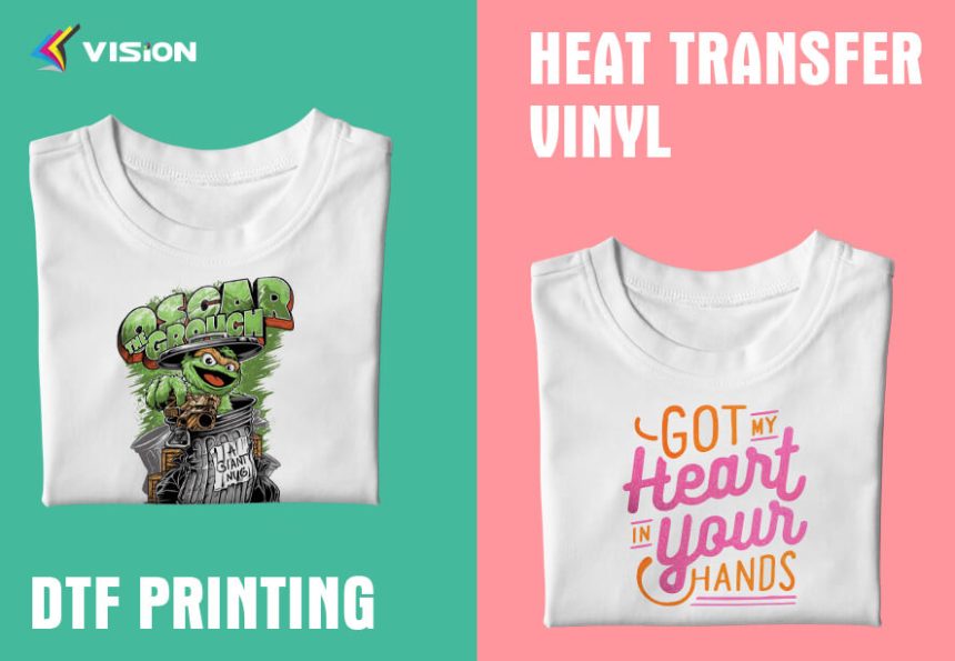 DTF Printing vs Heat Transfer Vinyl: Which is beneficial for your business?