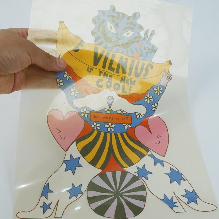 DTF Film with Gold Effect for T-shirt Transfer | Visionsub