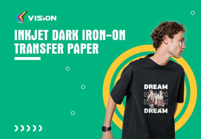 Iron on transfer paper for dark fabric