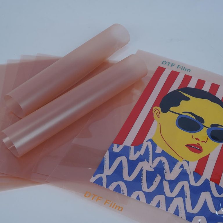 DTF Film with Gold Effect for T-shirt Transfer | Visionsub