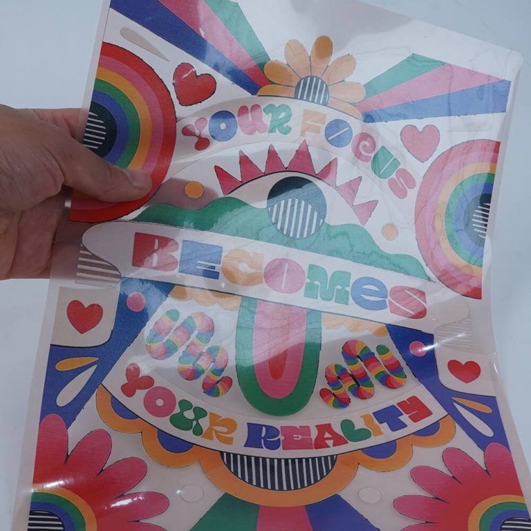 DTF film with gradient effect for tshirt printing | Visionsub