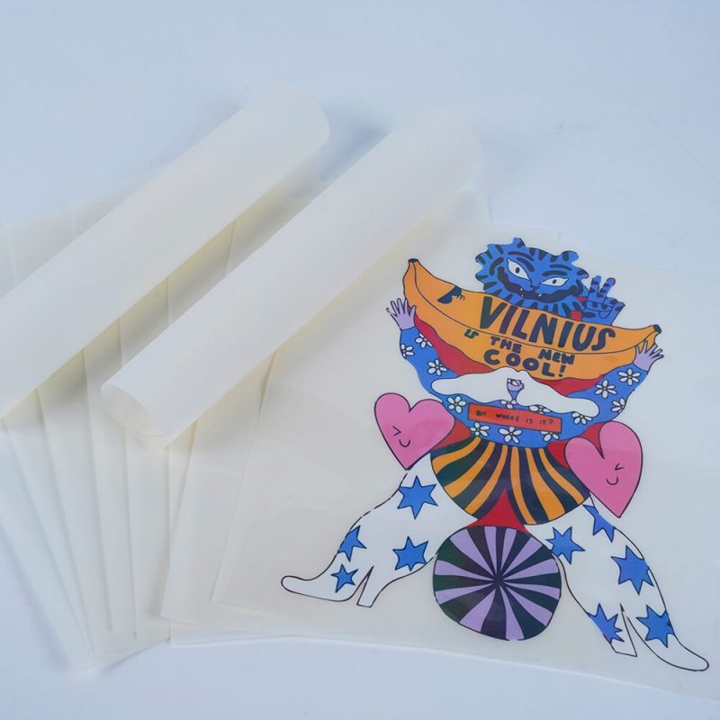 DTF film with gradient effect for tshirt printing | Visionsub