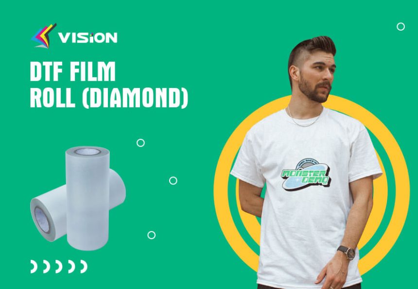 DTF Film Roll: Creating Diamond Effect T-Shirt Prints