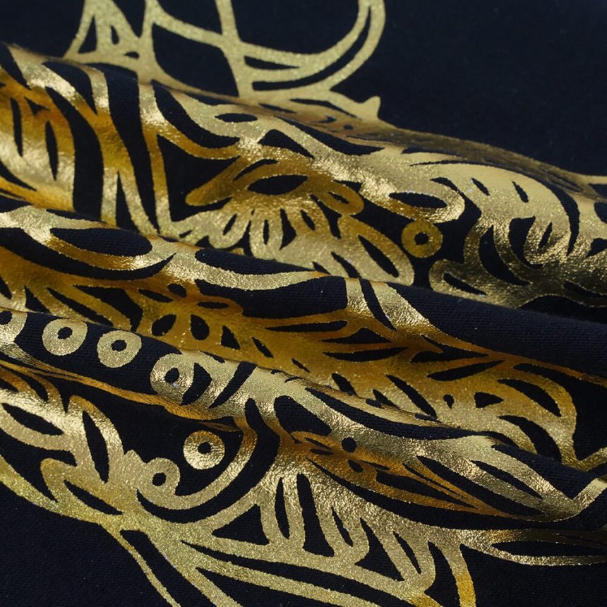 DTF Film with foil gold effect for tshirt printing | Visionsub