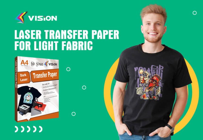 Laser Light vs. Dark Fabric Transfer Paper