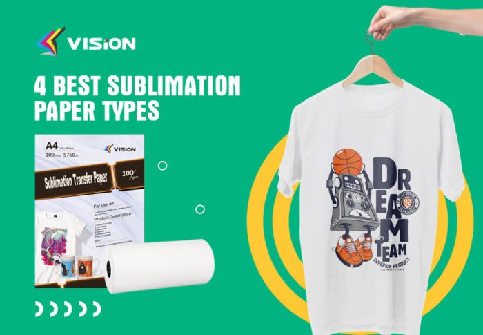 Our 4 Best Sublimation Paper Types – Which One is best for You
