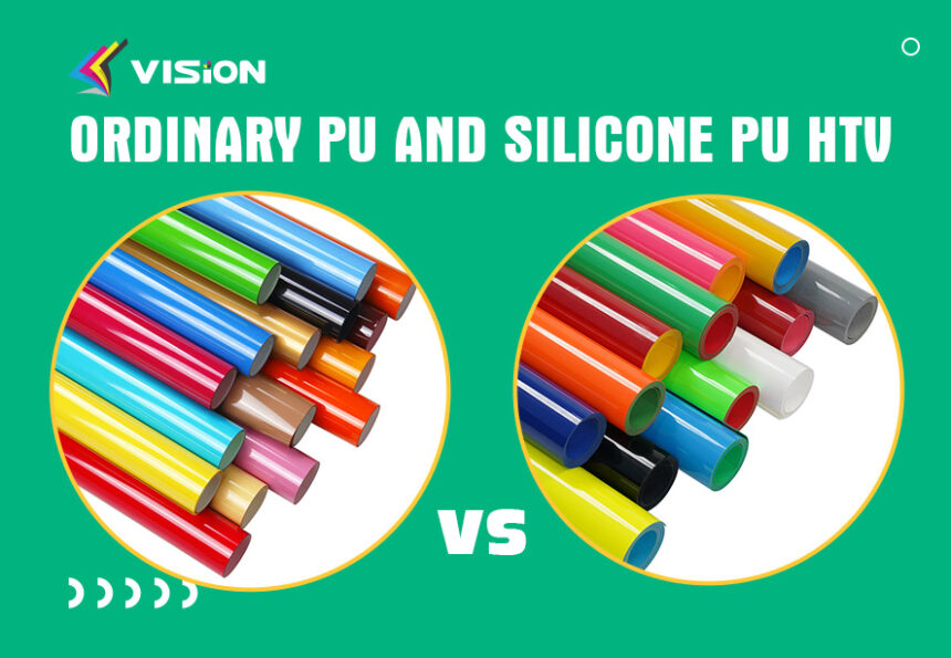 The Different Printing Effects:Ordinary PU and Silicone PU HTV